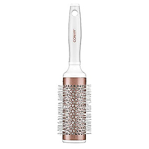 Conair Ceramic Round Brush for Blow-Drying, Thermal Ceramic Brush for Smoothing and Waves, Packaging May Vary, 1 Count