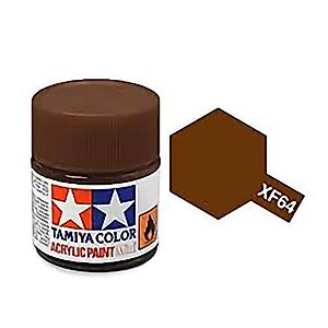 TAMIYA 81764 Acrylic Mini XF64 Red Brown 1/3 oz