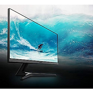 SAMSUNG 24" FHD Monitor with Bezel-LESS Design - LS24R350FHNXZA, Dark Blue Gray