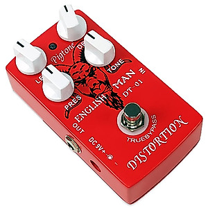 pigtone PP-24 Guitar Effect Pedal Analog Classic Distortion DC 9V True Bypass