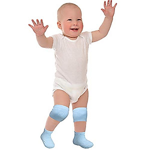 12 Pairs Baby Crawling Anti-Slip Knee Pads Unisex Toddler Knee Protector for Baby Kids