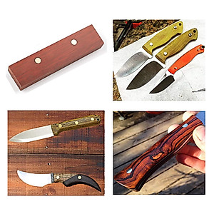 Brass Corby Bolts Fasteners, EDC Knives Maker Pivot Pin Rivets,DIY Knife Handle Studs Screws,Pack of 10 (8mm)