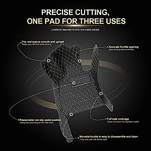 Leather car Mats Fit for Hatchback 4-Seat(No armrest Box) 04-13 Floor Mats Full Protection Car Accessories Coffee 3 Piece Set