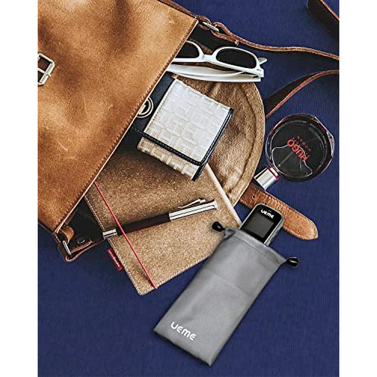 Digital Voice Recorder with Bluetooth Playback, Small Lightweight Dictaphone with Storage Bag, Warm Voice Sound for Notes, Dictation, Interviews, Meetings and Lectures, MP3 Playback, 16GB