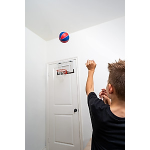 SKLZ Pro Mini Hoop 5-Inch Foam Basketball, Red/Blue