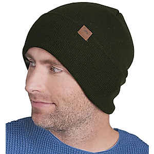 Tough Headwear Cuffed Beanie Hats for Men - Winter Beanies for Women - Toboggan Hat - Mens Winter Knit Hat - Stocking Cap