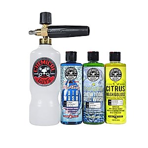 Chemical Guys EQP_313 TORQ Professional Foam Cannon and Soap Kit, 4 Items
