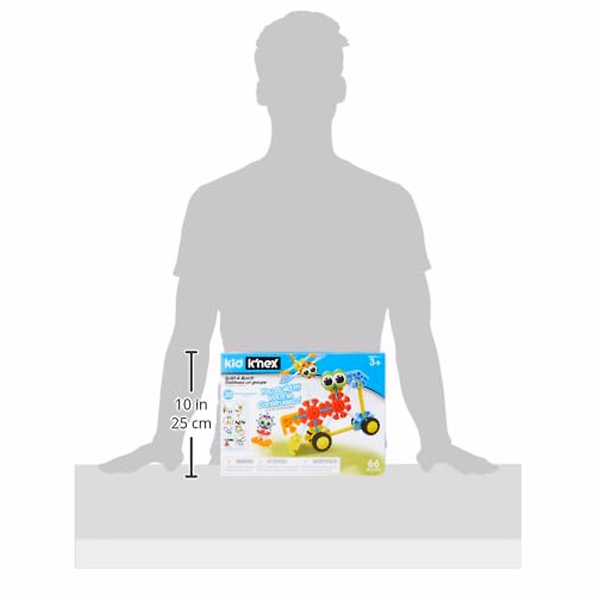 KID K’NEX – Build A Bunch Set – 66 Pieces – For Ages 3+ Construction Educational Toy (Amazon Exclusive), packaging may vary