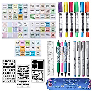 Mr. Pen- Bible Kit, Bible Journaling Supplies, Bible Journaling Kit, Highlighters for Bible Pages, Bible Pens No Bleed, Bible Highlighters and Pens No Bleed, Bible Journaling, Bible Study Journal