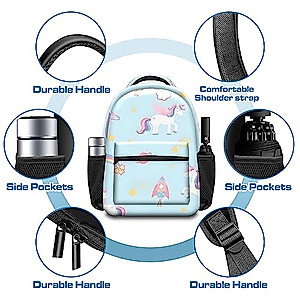 Genhuyiz Backpacks for Boys and Girls Kids Backpacks for School Trips and Outdoor Activities Perfect for Boys and Girls in Preschool Kindergarten and Elementary School 16 Inches (Unicorns)