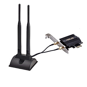 TECHTOO WiFi Antenna Dual Band 2.4GHz - 5.8GHz with RP-SMA Connector Magnetic Base for Wireless Network Router - USB Adapter - PCI PCIe Cards - Signal Booster - Access Point - Wireless Range Extender