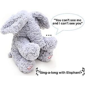 Peekaboo Talking Singing Moving Soft Plush (Elephant)