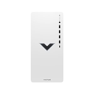 HP Victus 15L TG02-0187c Gaming Desktop Computer, Intel Core i7-12700F 2.1GHz, 16GB RAM, 512GB SSD, NVIDIA GeForce RTX 3060 Ti 8GB, Windows 11 Home, Ceramic White