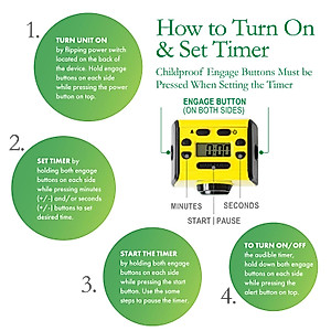 BeeZee Kids Stoplight Golight Traffic Light for Kids - Visual Timer with Audio Cues - Stop Light Ready to Wake - Sleep Training for Kids, Teacher Stop Light - App Included
