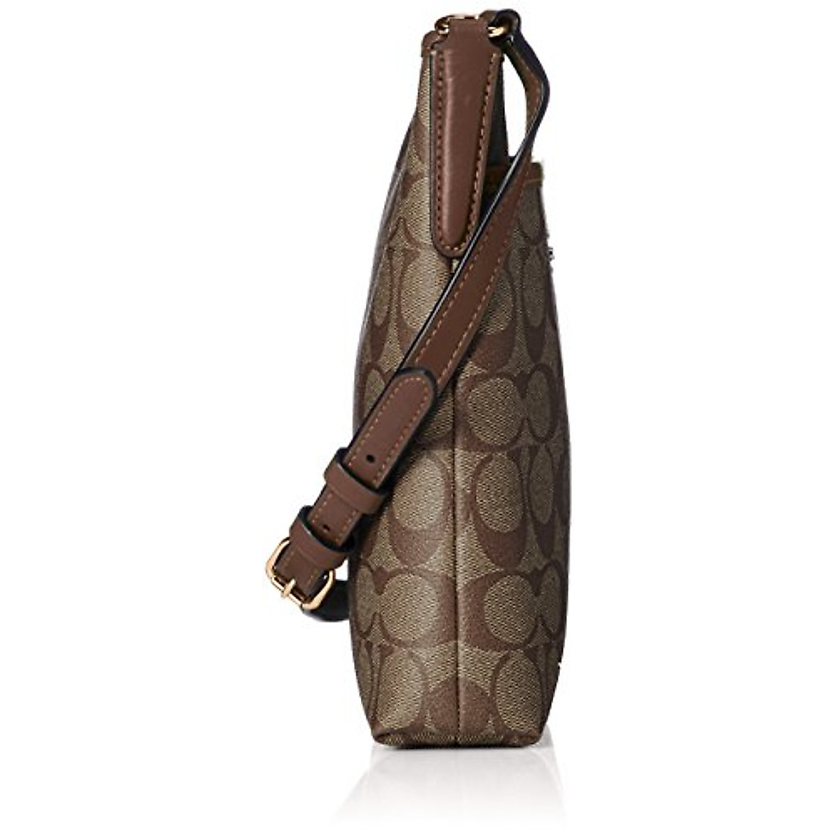 COACH(コーチ) Shoulder Bag, Khaki/Saddle