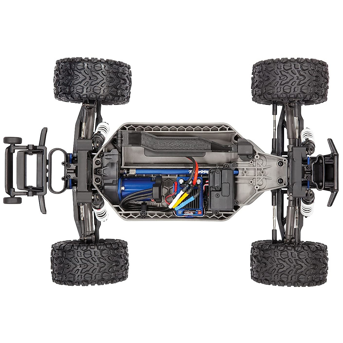 Traxxas 670764ORNG Rustler 4x4 Vxl: 1/10 Scale Stadi