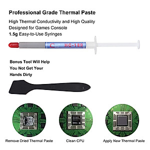 ARLBA New PS4 Cooling Fan Internal Cooler KSB0912HE CK2M Replacement for Sony Playstation 4 Games Console CUH-1200 CUH-1215A CUH-1215B CUH-12XX CUH-1200AB01 CUH-1200AB02 500G W/Thermal Paste tools kit