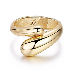 Long tiantian Gold Bracelets for Women Gold Cuff Bracelets for Women Chunky Bangle Bracelet Gold Jewelry for Women Pulseras para Mujer