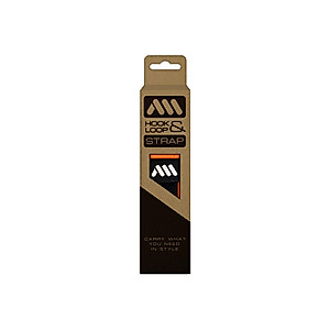 All Mountain Style AMS Hook & Loop Strap to Carry Essentials in case You Flat, Oraange