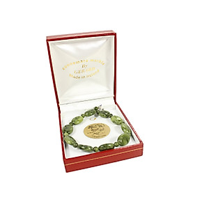 Biddy Murphy, Connemara Marble Bracelet Oval Beads Made in Ireland