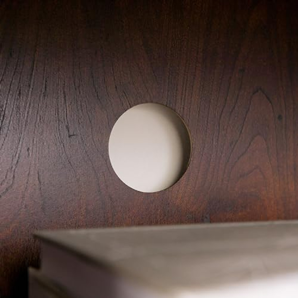 Walker Edison Wren Classic Brown TV Media Console Entertainment Center for 80 Inch Television with Storage Cubby, 70 Inch