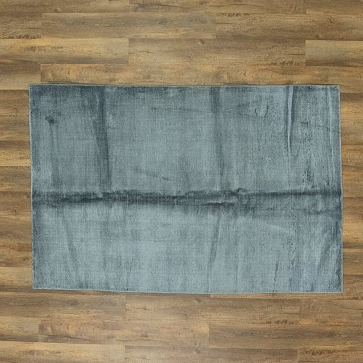 Westside Market India Stripes Gray Rug Handmade Area Rug 100% Wool, 6'0'' x 8'10''