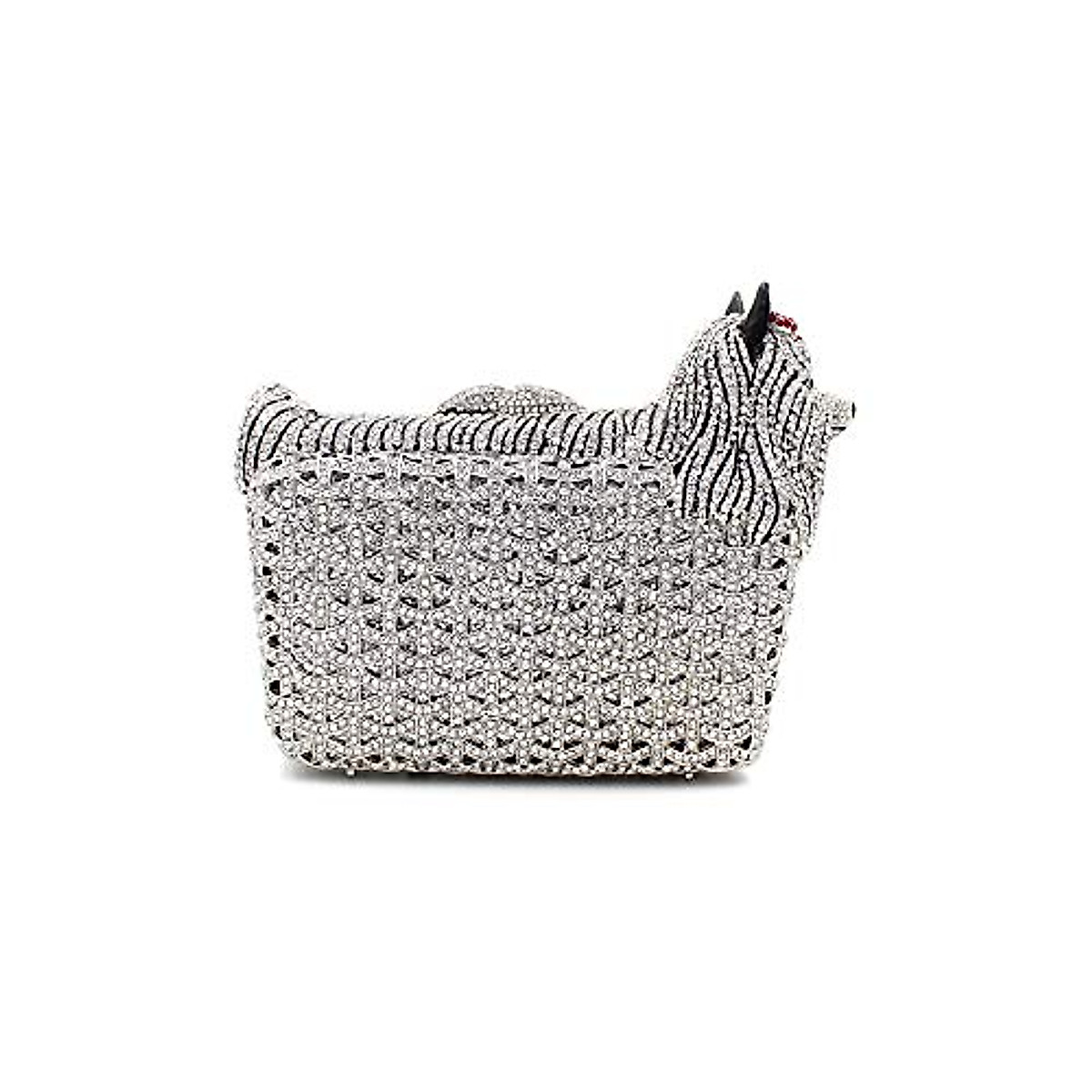 Puppy Evening Bag Luxury Diamond Crystal Clutch Bling Dazzling Purse Party Date Handbag Special Wallet