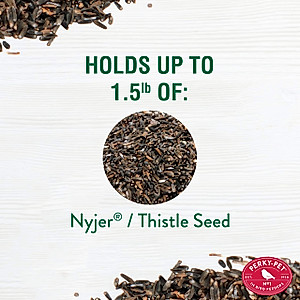 Perky-Pet 481F Finch Feeder With Flexports – 1.5 lb Capacity