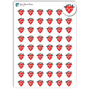 Doctor Appointment Planner Sticker / 54 Fun Vinyl Stickers (1/2”) / Doctor’s Health Wellness Productivity Life/Bullet Bujo Journal/Todo Reminder (One Sheet, Matte Vinyl)