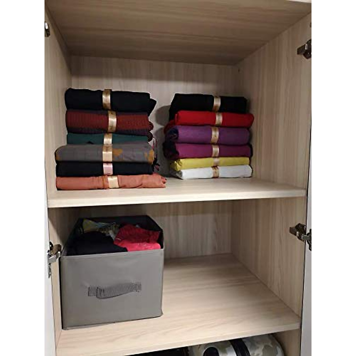 Tuersan Closet Organizers Clothes Folding Board for T-Shirts Jeans Shirts Sweaters Jumpers Closets Drawers Organizers DressBook 10Pcs (L Size)