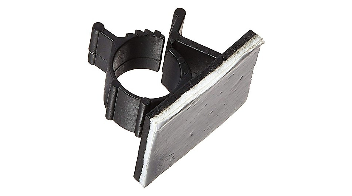 25 Pcs Black Adhesive Backed Nylon Wire Adjustable Cable Clips Clamps ...