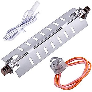 WR51X10055 Refrigerator Defrost Heater Replacements WR55X10025 Refrigerator Temperature Sensor WR50X10068 Defrost Thermostat Compatible with general Electric Hotpoint Refrigerators Replaces WR51X10030