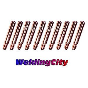 WeldingCity 10-pk MIG Welding Gun Contact Tip 14-30 (0.030") for Lincoln Magnum 200-400 and Tweco No.2-No.4 MIG Guns