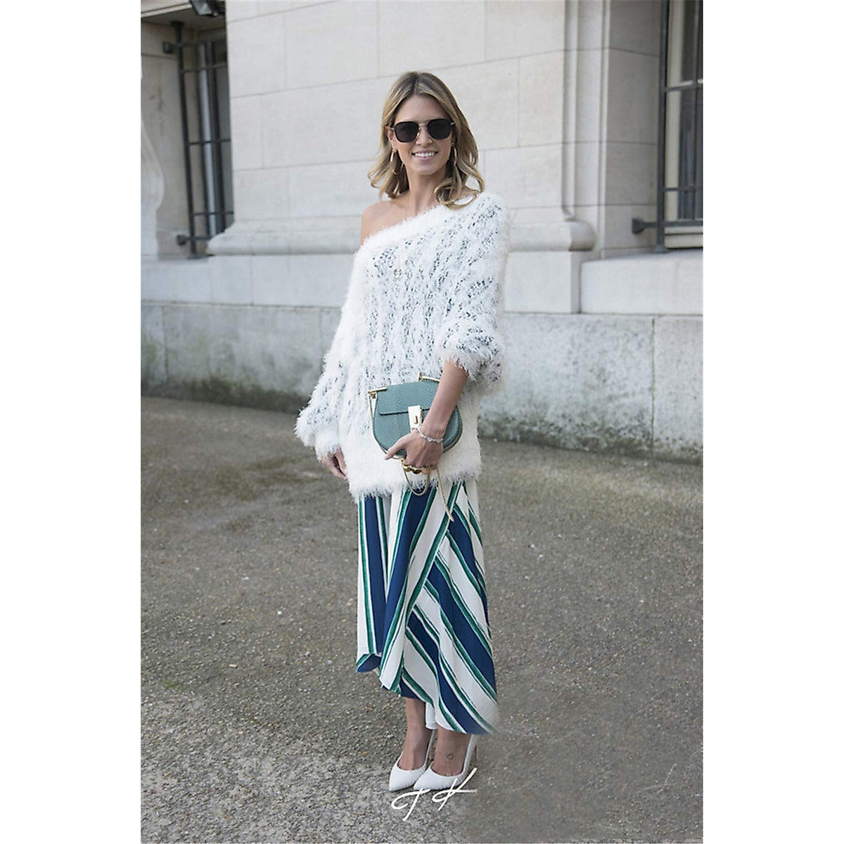 Geometric Double Circle Round Stud Earrings Women's Lucky Number 8 Shape Hollow Big Hoop Earrings