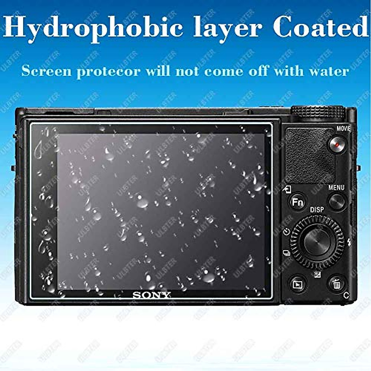 DSC-RX100M7 Screen Protector for Sony RX100 VII Digital Camera,ULBTER 0.3mm 9H Hardness Tempered Glass Cover Anti-Scrach Anti-Fingerprint Anti-Bubble Anti-Water Anti-Dust [3 Pack]