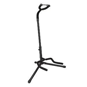 Amazon Basics Guitar Stand, Neck Support - For Home, Music Stores, Recording Studios, Display & Storage, Black
