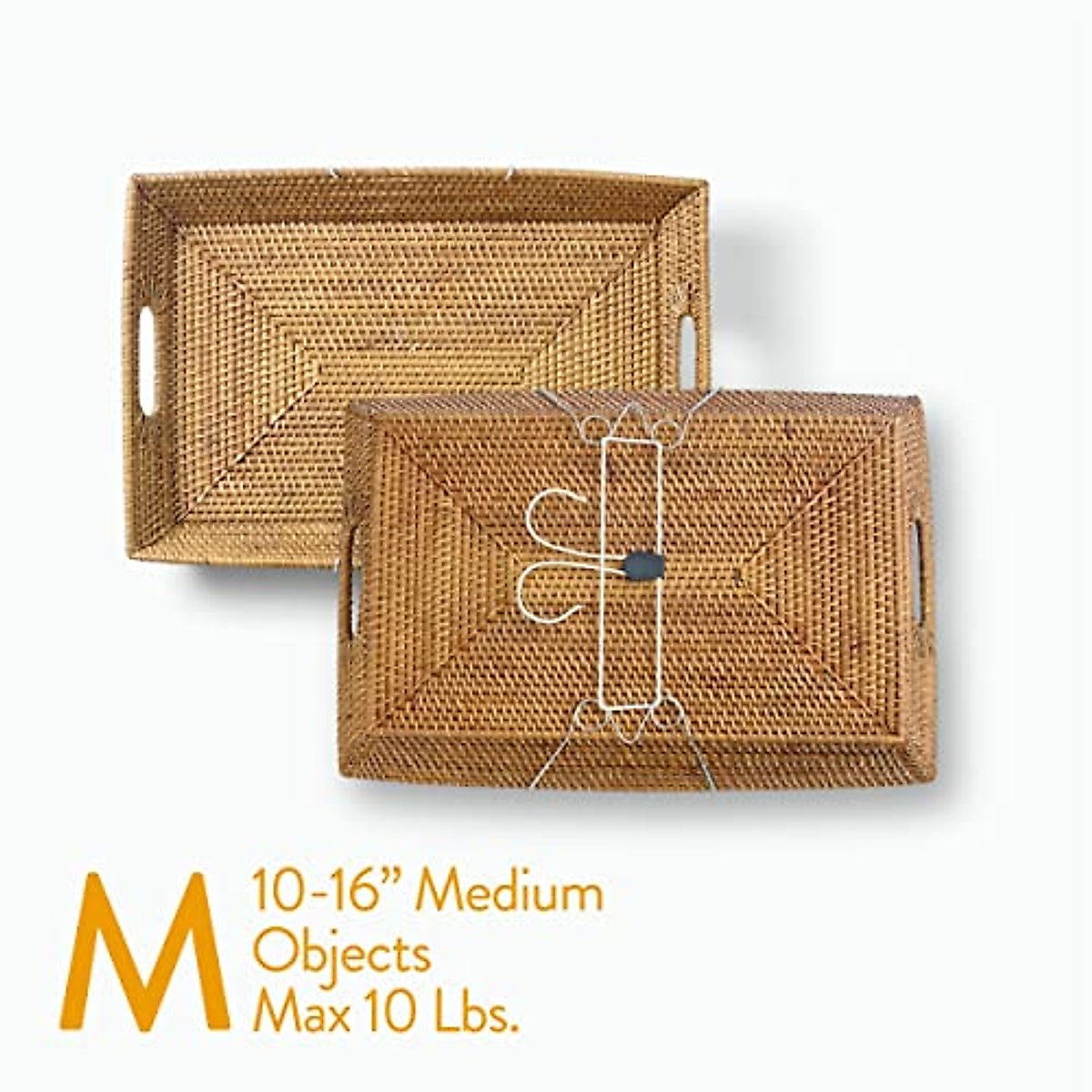 Display Buddie Medium Adjustable Plate Hanger for Plates, Platters, Bowls & Other Objects 10-16" Overall, and up to 10 lbs.
