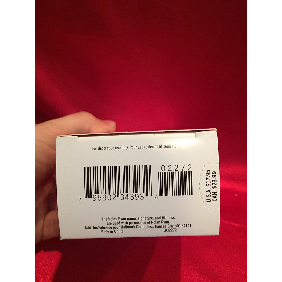 Hallmark Nolan Ryan 2013 Ornament