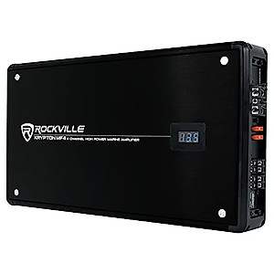 Rockville Krypton MF4 2400w Peak / 600w RMS 4 Channel Marine Amplifier Boat Amp
