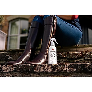 Renapur Natural Leather Cleaner Spray (8.5 Fl. oz) The Perfect Cleaner for All Your Leather Including Sofas, Car Interiors, Footwear, Clothing & Saddles & Tack