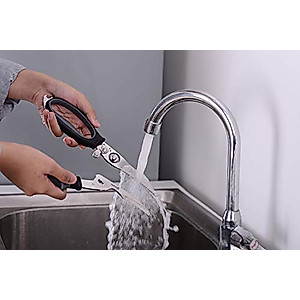 Poultry Shears - Heavy Duty Kitchen Scissors for Cutting Chicken, Poultry, Game, Bone, Meat - Chopping Food - Spring Loaded