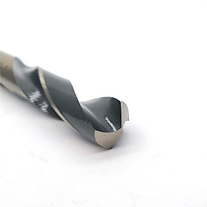 Twist Drill Bit 0.63 in/16mm Reduced Shank High Speed Steel Drill Bit with 1/2" Shank, 118-Degree Black Oxide Drill Bit.