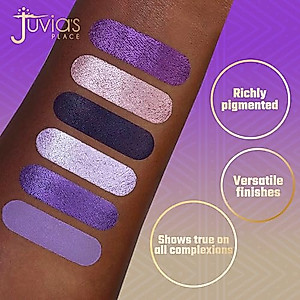 Juvia's Place The Violets Eyeshadow Palette - Professional & Pigmented Eye Makeup, Flawless Finish, Soft & Natural or Complete Glam, Shades of 6
