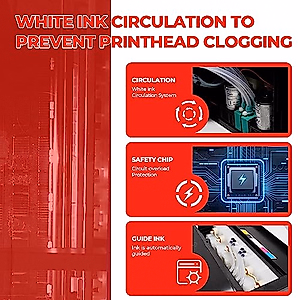 PUNEHOD A4 DTF Printer L805 Transfer Printer with 100% Transfer Rate for DIY T-Shirt, Hoodie, and Fabric Printing (Printer + Oven + 100pcs Films)