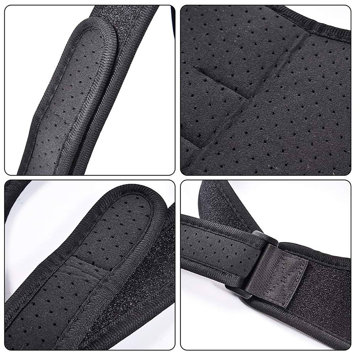 Backpack Straps Breathable VR Magic Sticker for Oculus Quest Power Bank, Adjustable Holder of The Power Bank (Power Bank not Included) (Black)