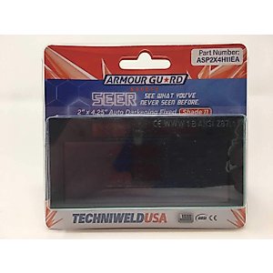 Techniweld Seer Solar Auto Welding Lens Shades 9, 10,11, or 12 Shade 3 Off (SHADE 10), 2 X 4.25