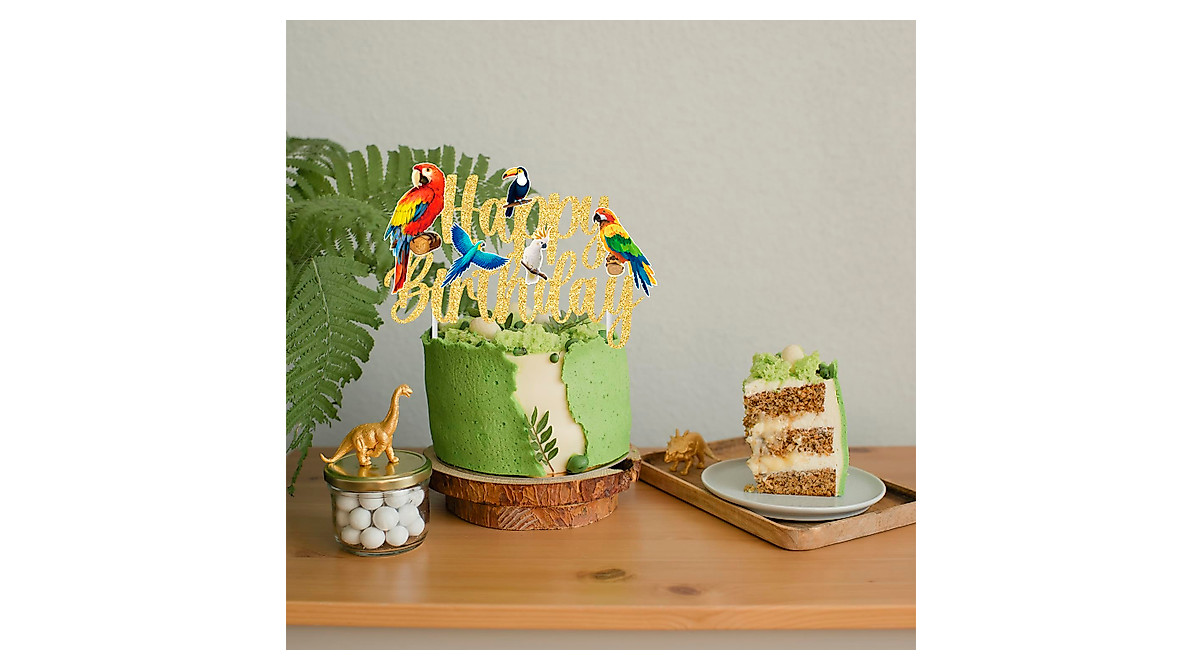 Parrot Birthday Cake Decoration - Brighten Your Party