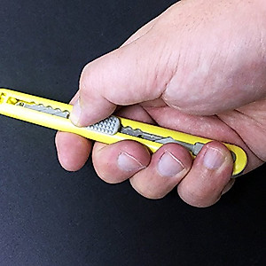 NT Cutter ABS Grip 30-Degree Multi-Blade Cartridge Knife (A-553P),Yellow
