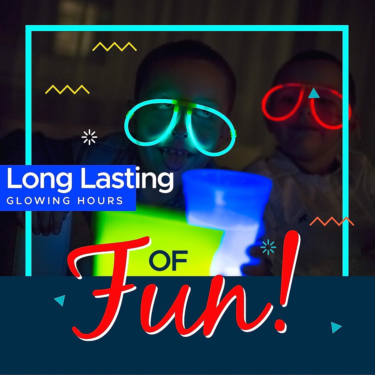 Glow Sticks Party Pack - 240 PCS That Includes, 100 Pcs 8 Inch Glow sticks,10 Pcs Ultra-Bright 6 Inch Glow Sticks, And All Exciting Accessories – Create Glow In The Dark Necklaces, Bracelets, Glasses, Headbands, Balls, Flowers And Much More, Neon Light St