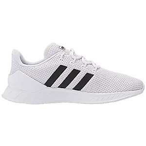 adidas Men's Questar Flow Nxt Running Shoe, White/Black/Grey, 10
